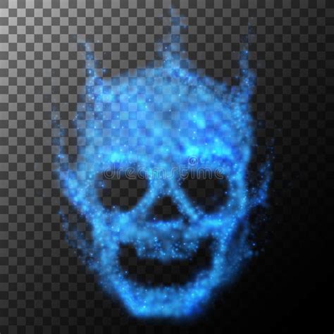 Abstract Skull Background Vector Illustration Stock Vector