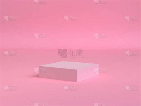 极简主义几何抽象背景，柔和颜色，3d渲染