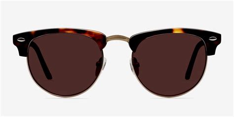 The Hamptons Browline Golden Tortoise Frame Prescription Sunglasses