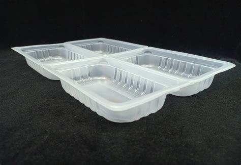 บรรจุภัณฑ์พลาสติก ถาดพลาสติก Pp ทนความร้อน สามารถแช่แข็งได้ Menapackaging