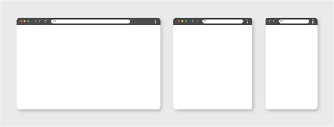 Browser Mockups Website Different Devices Web Window Mobile Screen