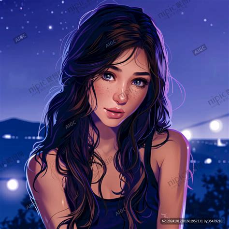 Ai创作图数字肖像插画 写实人物插画 漂亮女孩插画 人物头像美女插画 少女头像插画 美少女插画 美女潮流插画 潮流插画美女人物插画 长发少女插画 美女插画画 少女插画插图 长发女孩插画 性感