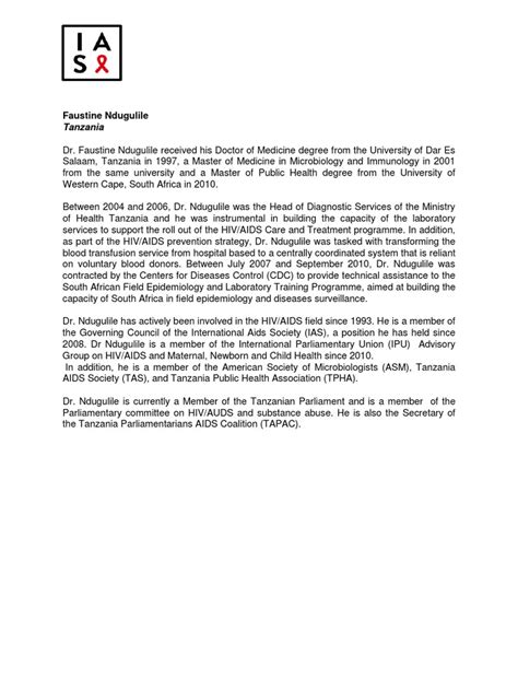 Faustine Ndugulile Pdf Self Improvement Wellness