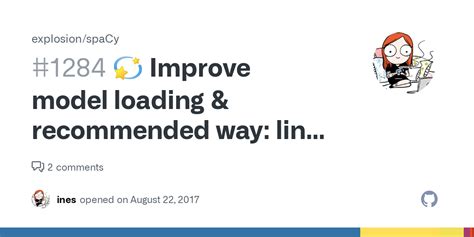 💫 Improve Model Loading And Recommended Way Link Vs Import · Issue