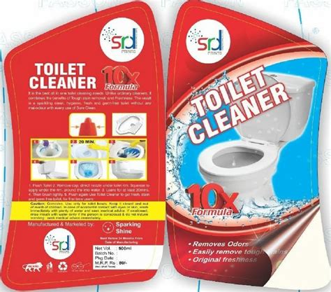 Paper Toilet Cleaner Label Stickers At ₹ 3 Piece In New Delhi Id