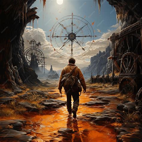 Premium Ai Image Marooned Without A Compass Day