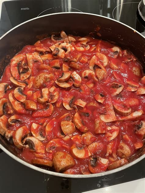 Sweet And Spicy Mushroom Pizza Sauce Her Healthy Style