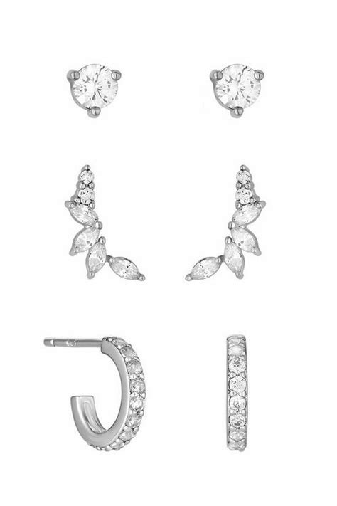 Jewellery Simply Silver Sterling Silver 925 Cubic Zirconia Climber