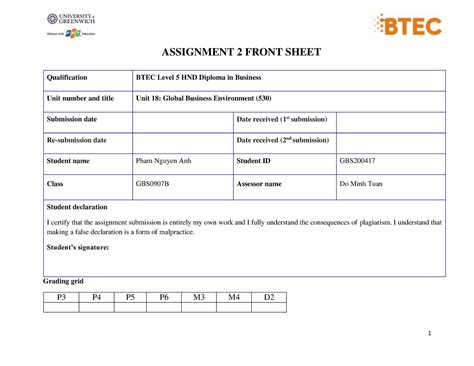 ASM 2 530 Pham Nguyen Anh ASSIGNMENT 2 FRONT SHEET Qualification