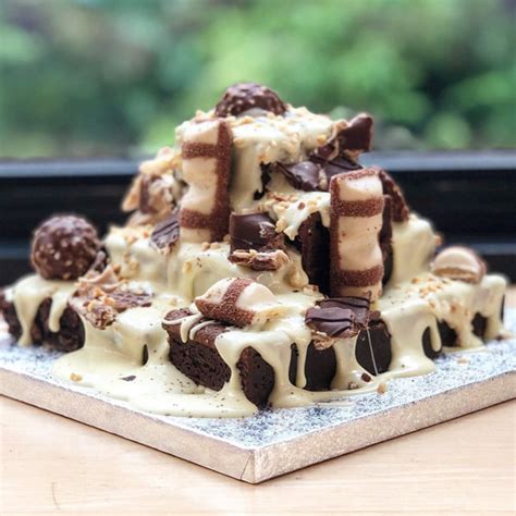 Loaded Brownie Stack Mount With Choice Of Toppings Great For Birthdays Brownie Heaven