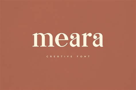Meara Free Font Freebie Behance