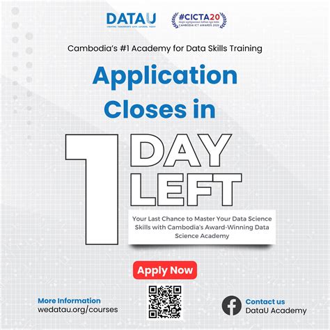 Datau ⌛️only 1 Day Left To Apply For Datau Data Science Program 2024 By Sunday 5pm Join Our