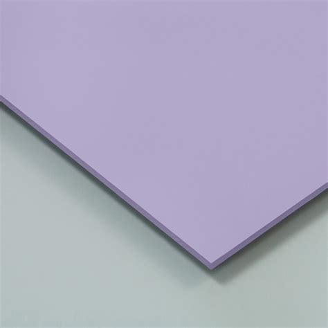 Lavender Pastel Purple Satin Finish Hygienic Pvc Cladding Sheet