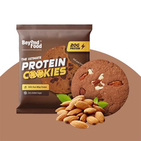 Choco Almond Crunch Protein Cookies