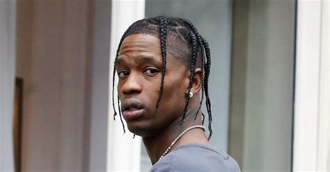 Guilt Free Travis Scott Looks Unemotional In Rare Outing Before