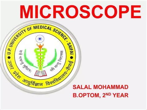 Microscope Pptx