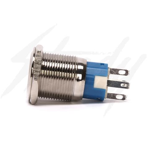 Universal Tron Led Push Momentary Button Non Locking Steady Garage