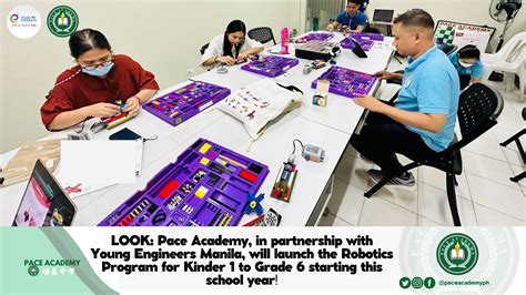Look Pace Academy Will Launch The Robotics Program For Kinder 1 To
