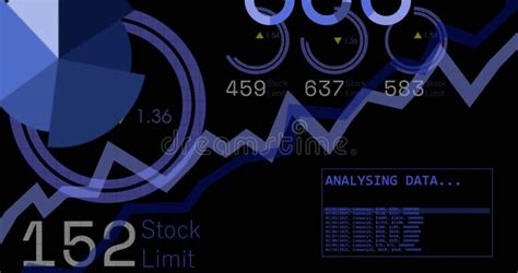 Image Of Data Processing And Statistics Stock Illustration Illustration Of Animation