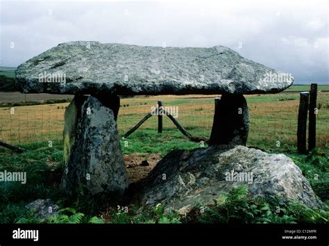 King Arthurs Quoit Lleyn Peninsula Gwynned Wales Welsh Prehistoric