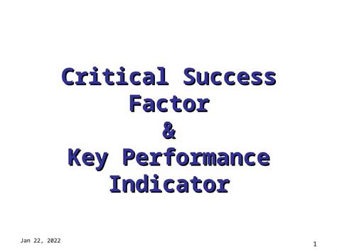 Ppt Csf And Kpi Dokumen Tips