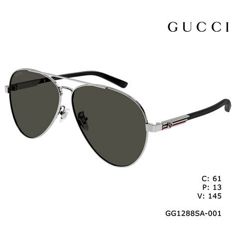 Gucci Sunglasses Ruthenium Black Grey Best Designers Inc