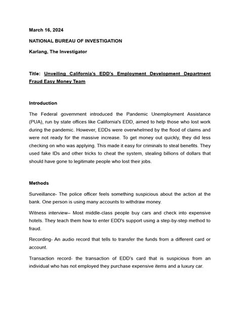 Investigation Report Group 2 1 Pdf Fraud Money