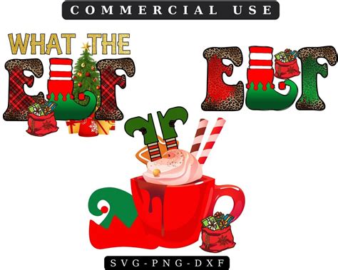 Christmas Elf Sublimation Bundle Elf Png Bundle Elves Svgs Christmas