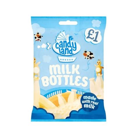 Barratt Candy Land Milk Bottles Price Marked British Peg Bag 150g Dales Candy Co