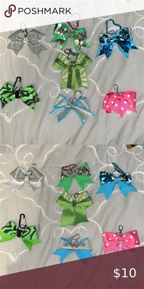 Cheer Bow Key Chains Bow Key Chain Cheer Bows Bows
