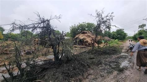 Shwe 🟢 အရာတော်မြို့နယ် သစ်ချို‌ရွာကို လေကြောင်းကနေ ဗုံးကြဲတိုက်ခိုက