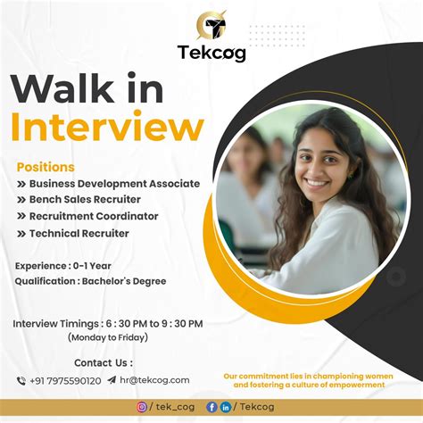 Tekcog On Linkedin Tekcog Walkininterviews Technicalrecruiter
