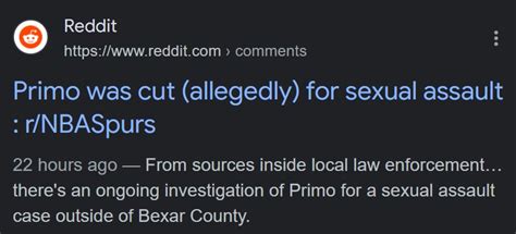 Did Josh Primo Sexually Assault A Spurs Female Employee Before He Was