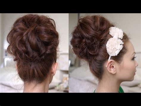 Special Occasion Big Bouffant Hair Tutorial Youtube