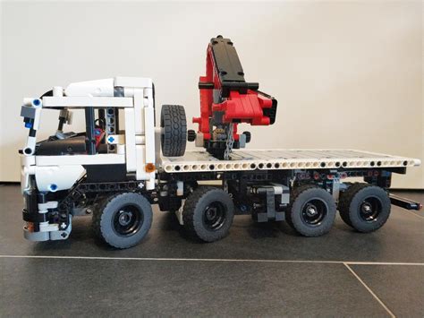 LEGO MOC Flatbed Truck With Crane By Elektroschmock Rebrickable Build With LEGO