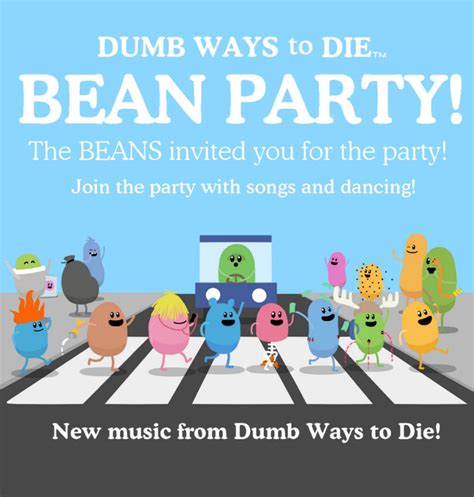 Dumb Ways To Die Bean Party Album Cover By Kirbystarwarrior123 On