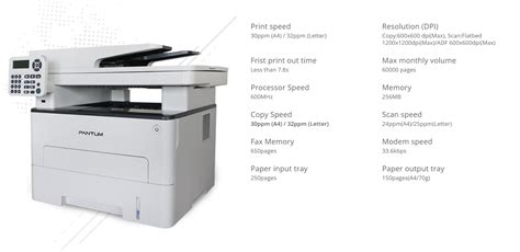 Pantum M6800FDW Printer MFC, Mono, 30 ppm เครื่องปริ้นเตอร์เลเซอร์ ของ ...