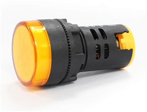 Waterproof 22mm Plastic Blue Led Switchboard Indicator Light Mks