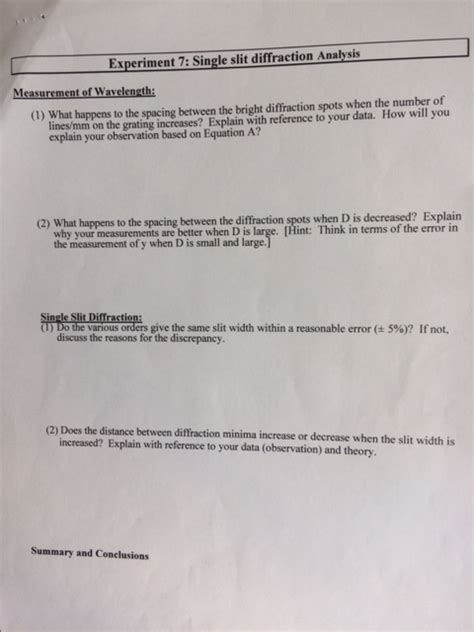Solved See Lab Information And Data Below For Experiment Chegg Com