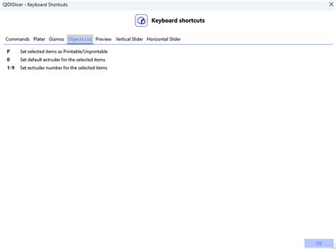 Keyboard Shortcuts And 3d Scene Operations Qidi Wiki