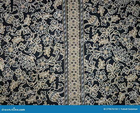 Batik Print Pattern Cotton Racing Indonesian Cultural Heritage