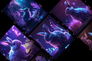 Magical Rabbit Background Graphic By FOLV Creative Fabrica