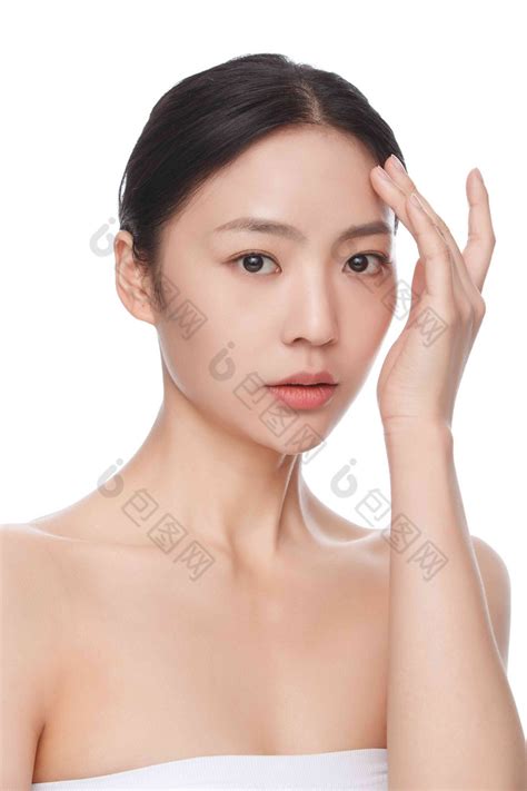 年轻美女妆面美容肖像图片 包图网企业站