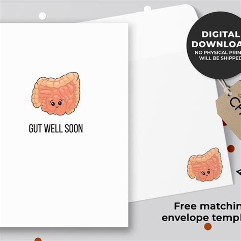 Colonoscopy Get Well Card Etsy Australia