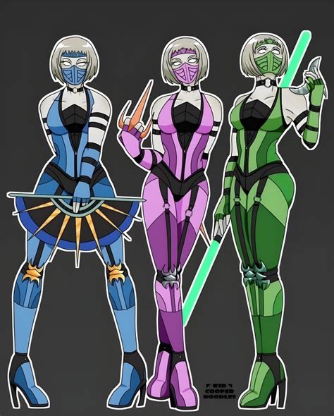 Khameleon Mortal Kombat Series Mortal Kombat 1 2023 Fan Absurdres Highres Breasts