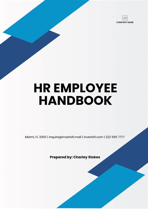 Free Hr Employee Handbook Template To Edit Online