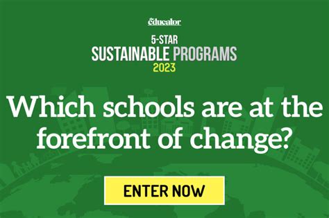 Your Effective Sustainability Program Is Noteworthy The Educator K12