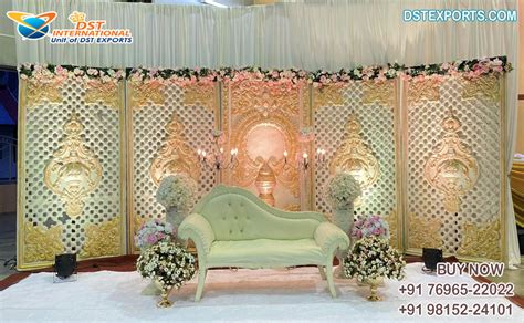 Lovely Wedding Stage Decoration Fiber Backdroppanels Dst International