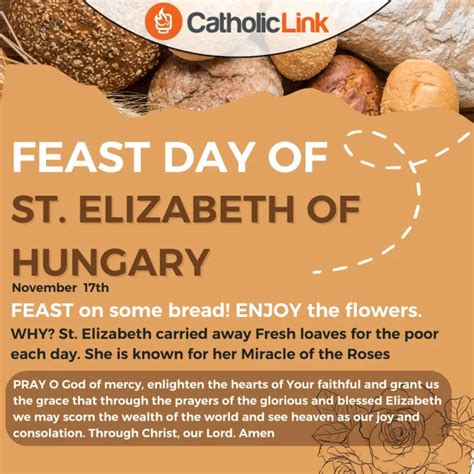 St Elizabeth Of Hungary Feast Day November 17 Catholic Link