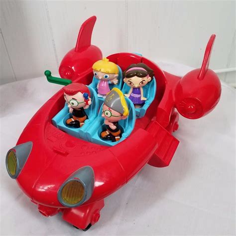 Little Einsteins Pat Pat Rocket With 4 Characters Lights Sounds Works